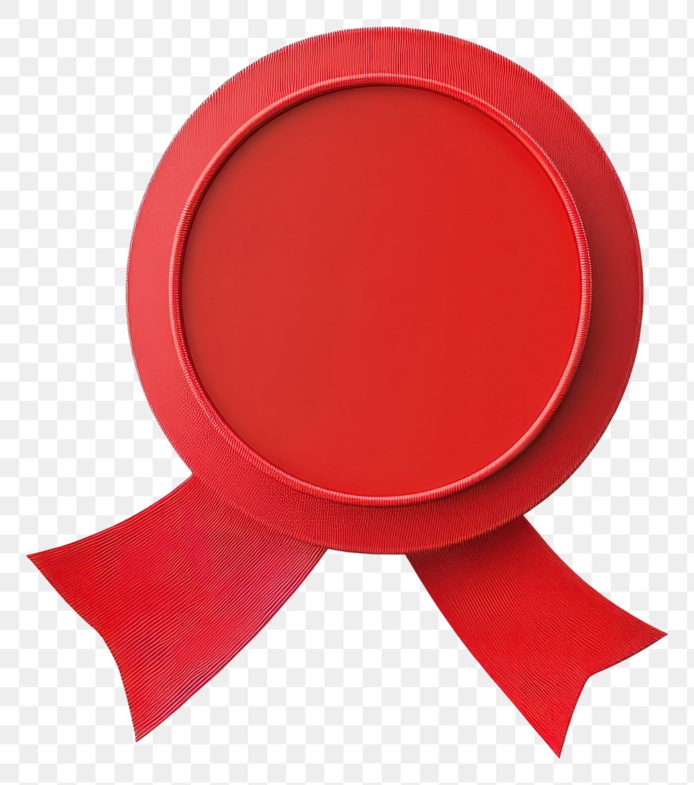 PNG Blank red ribbon badge | Free PNG - rawpixel