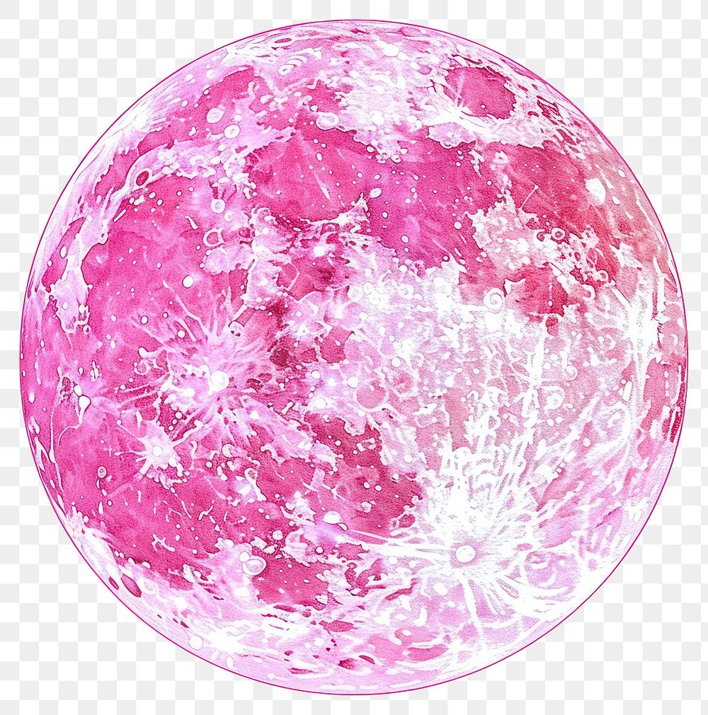 PNG Moon illustration theme pink. | Free PNG - rawpixel