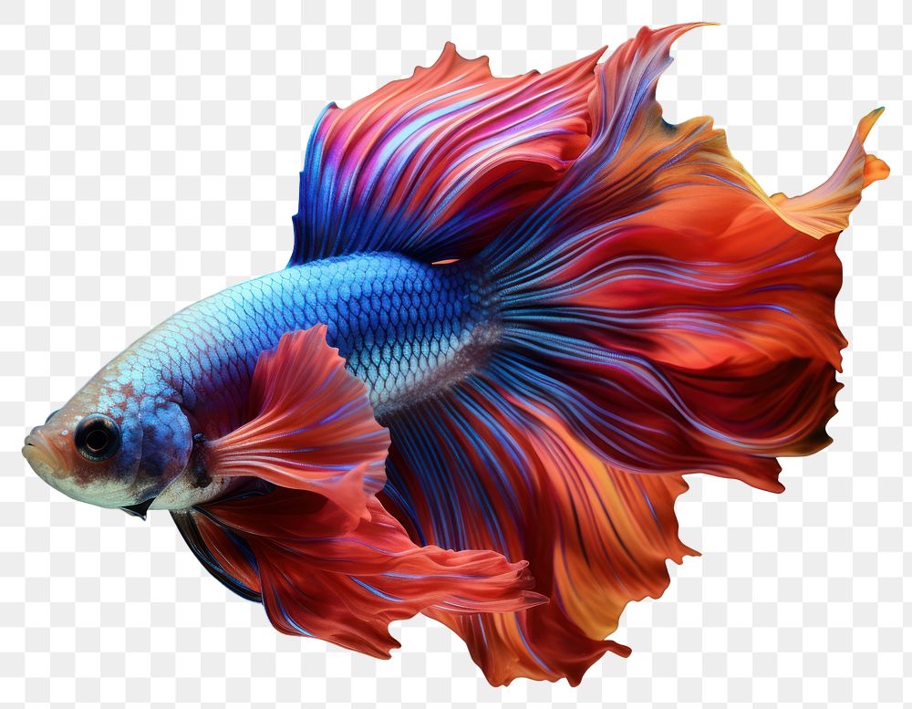 PNG Bi-color betta fish goldfish | Free PNG - rawpixel