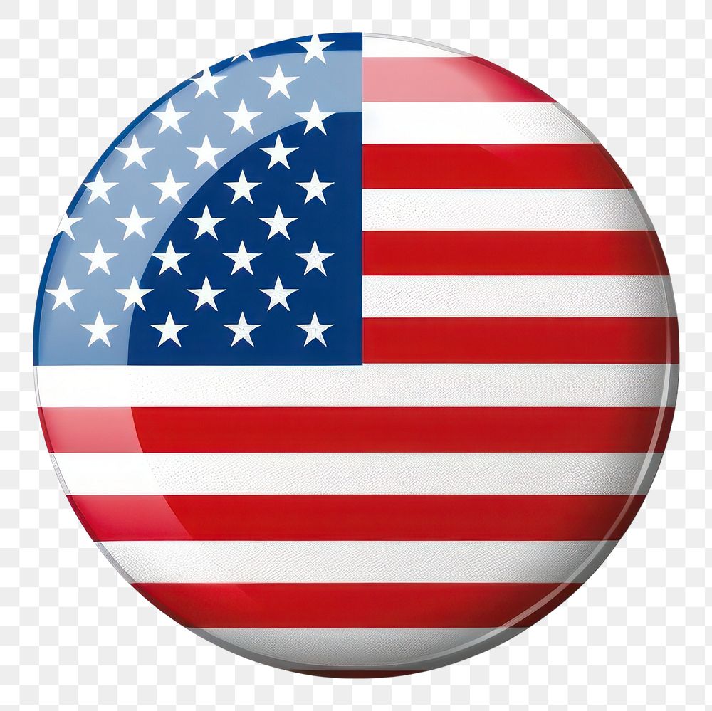 PNG USA flag symbol button. | Free PNG - rawpixel