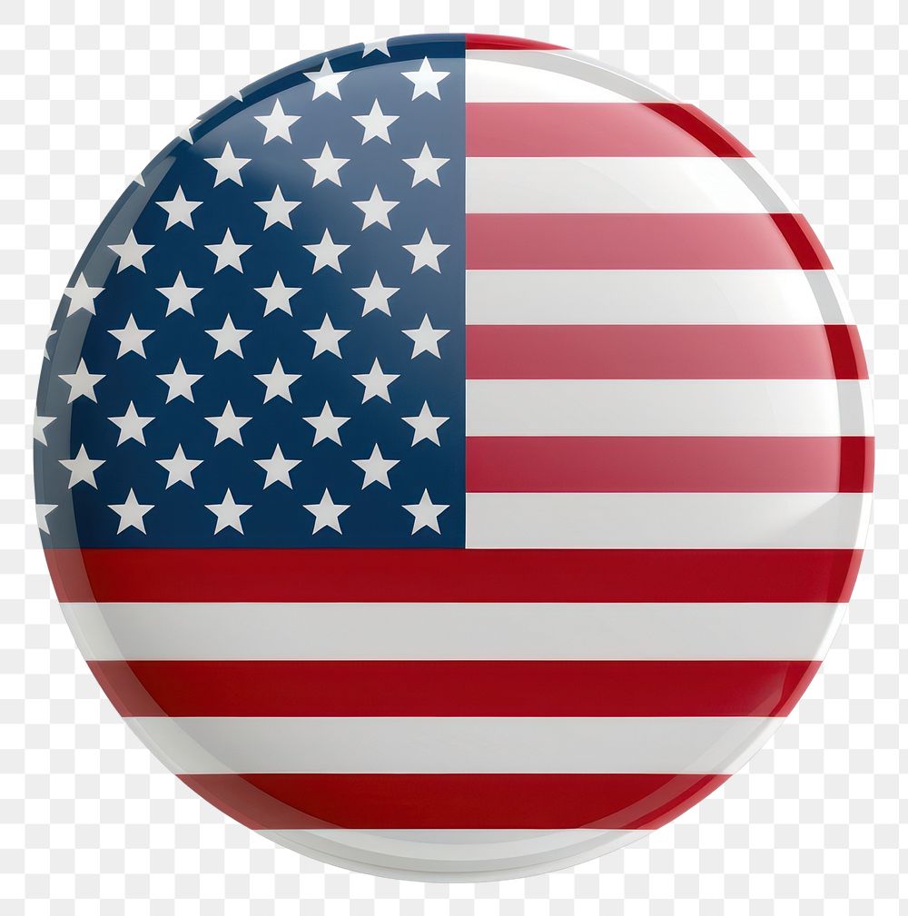 PNG USA flag symbol button | Free PNG - rawpixel