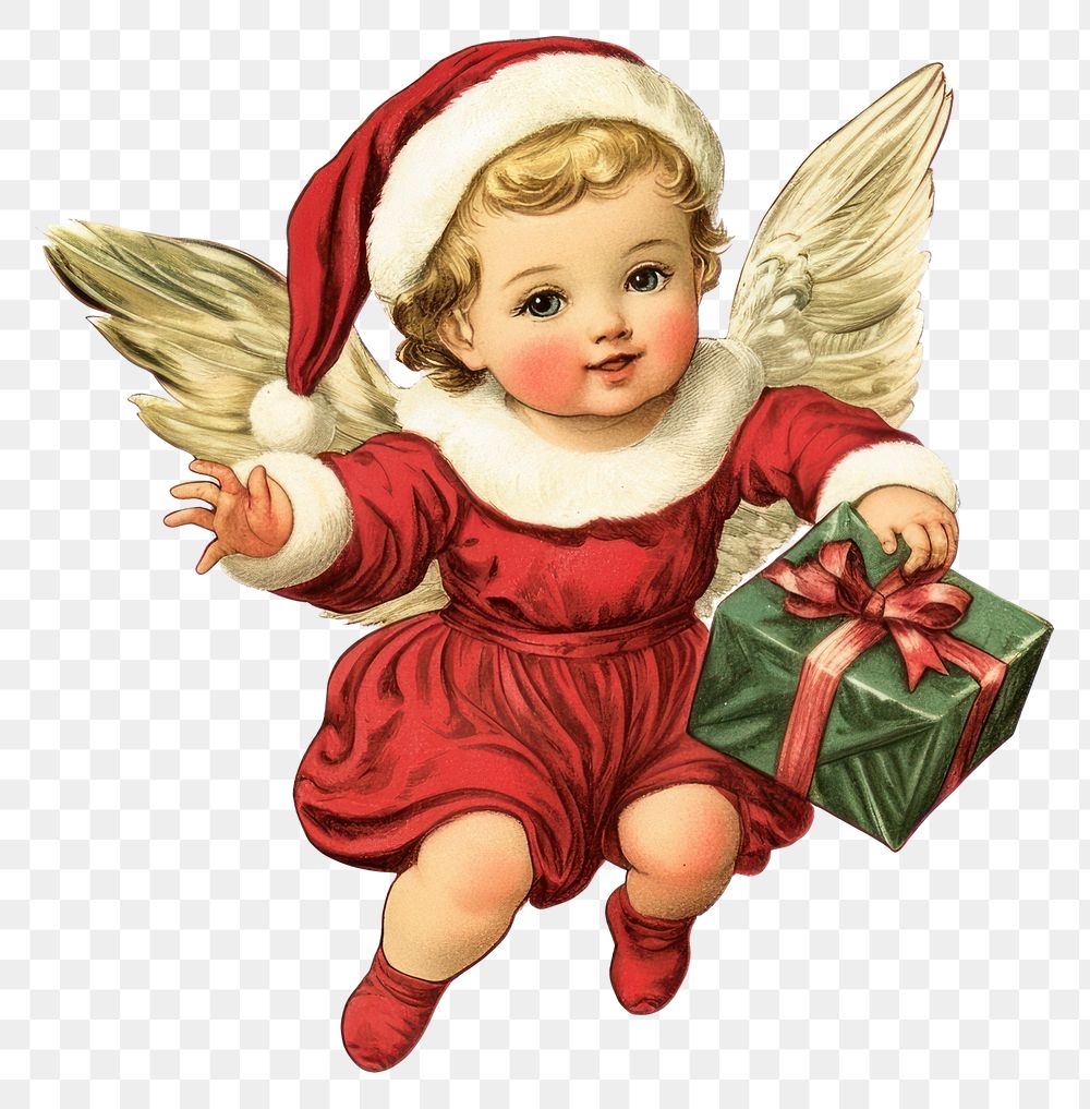 PNG Christmas baby angel cute | Premium PNG - rawpixel