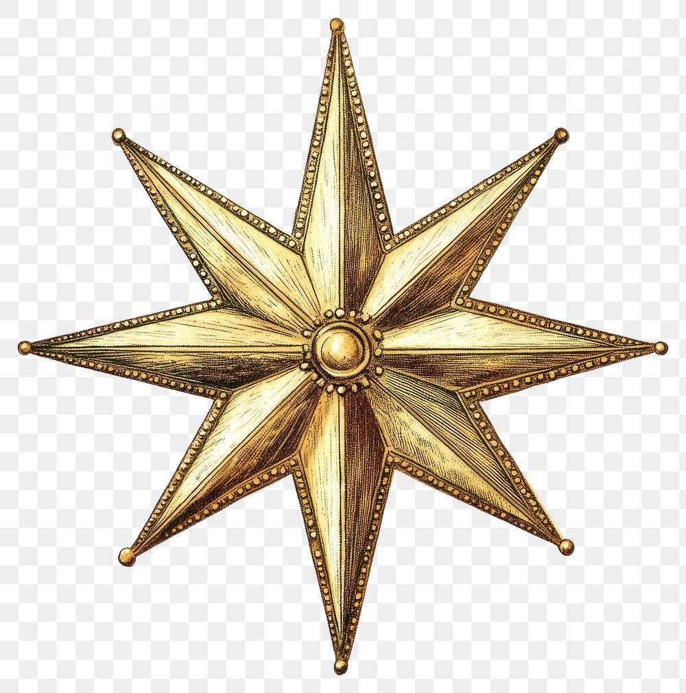 PNG Christmas gold star illustration | Free PNG - rawpixel