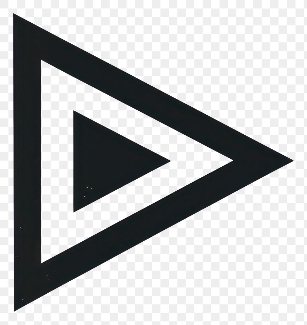 PNG Black triangle arrow graphic | Free PNG - rawpixel