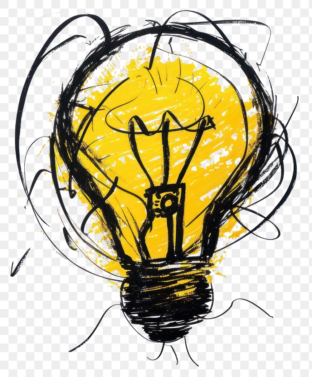 PNG Doodle light bulb lightbulb | Free PNG - rawpixel