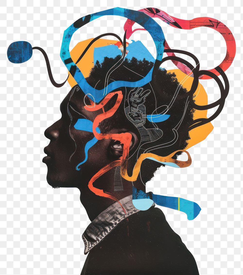 PNG Mental health portrait collage | Premium PNG - rawpixel