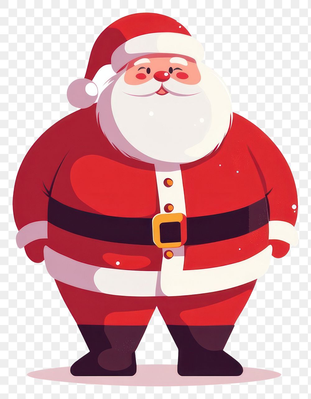 PNG Chubby Santa full body | Free PNG - rawpixel