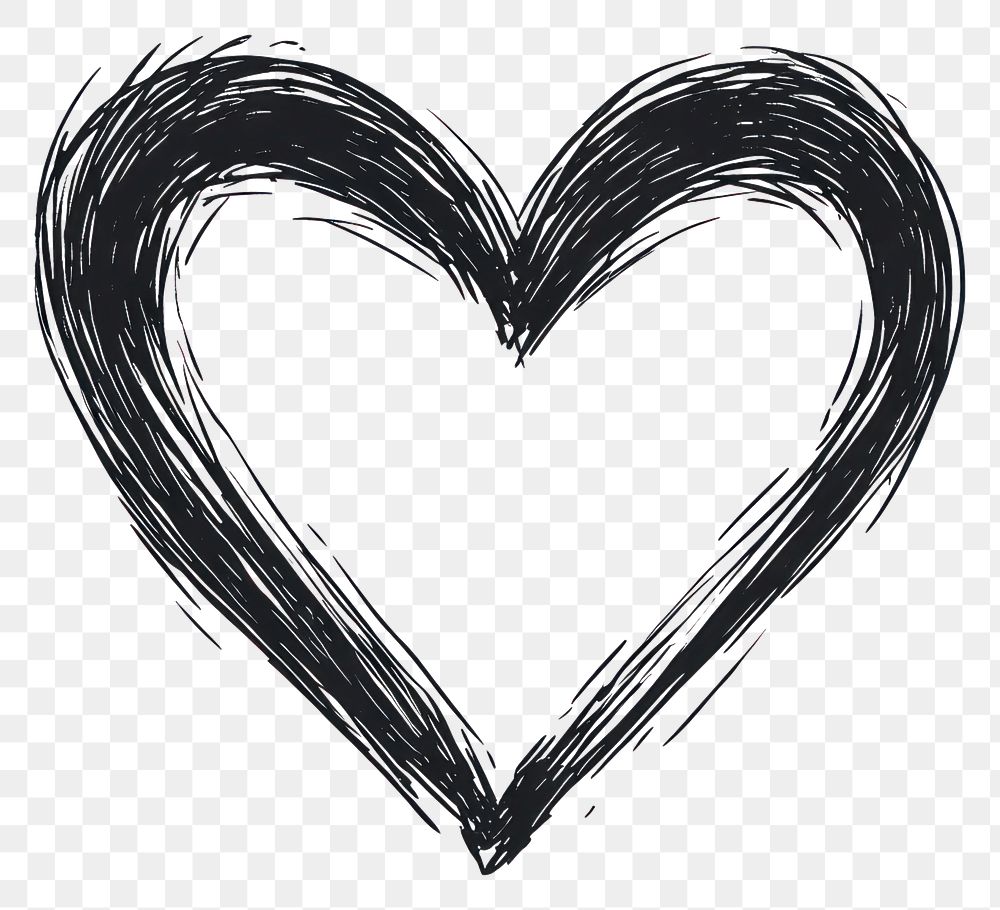 PNG Heart drawing sketch symbol. | Free PNG - rawpixel