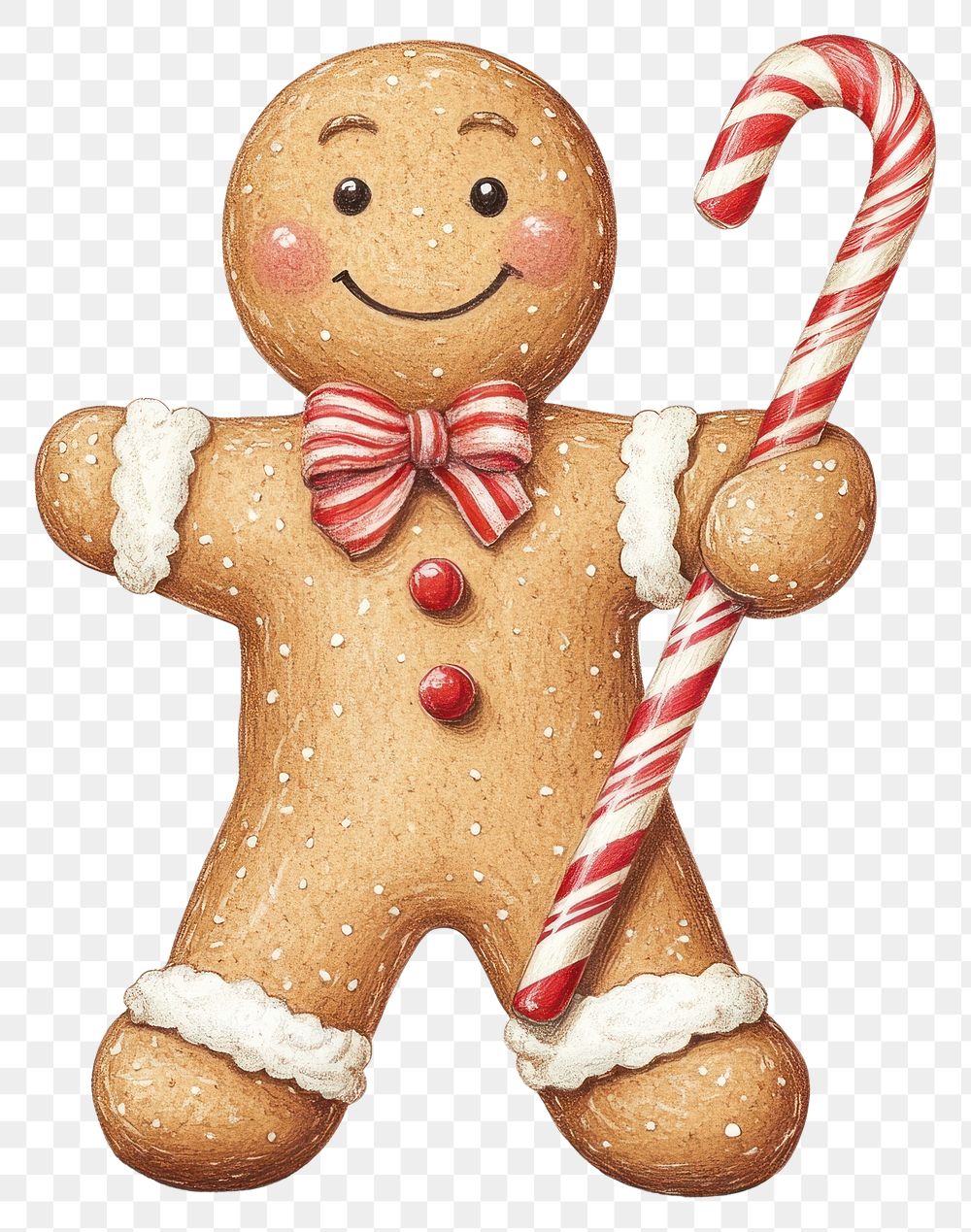 PNG Gingerbread man gingerbread illustration | Premium PNG - rawpixel