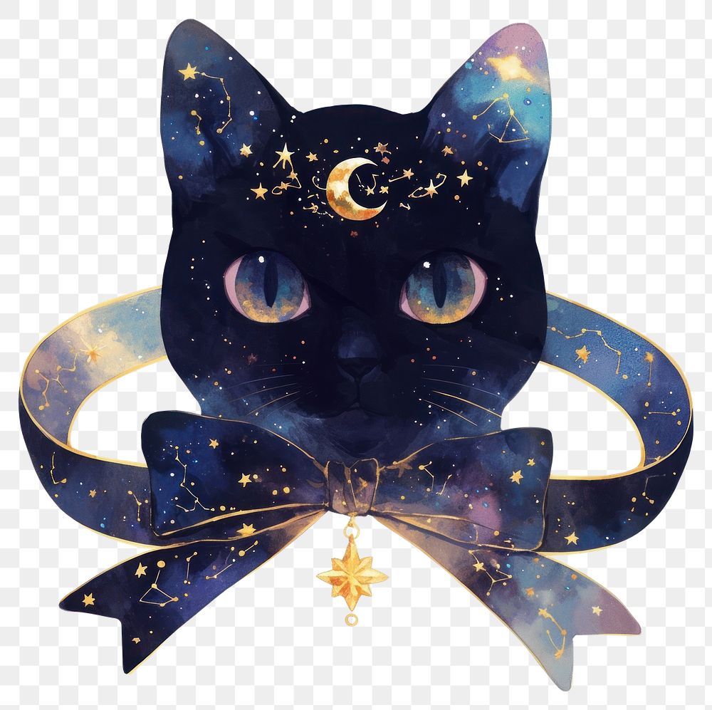 PNG Black cat witch magic | Free PNG - rawpixel