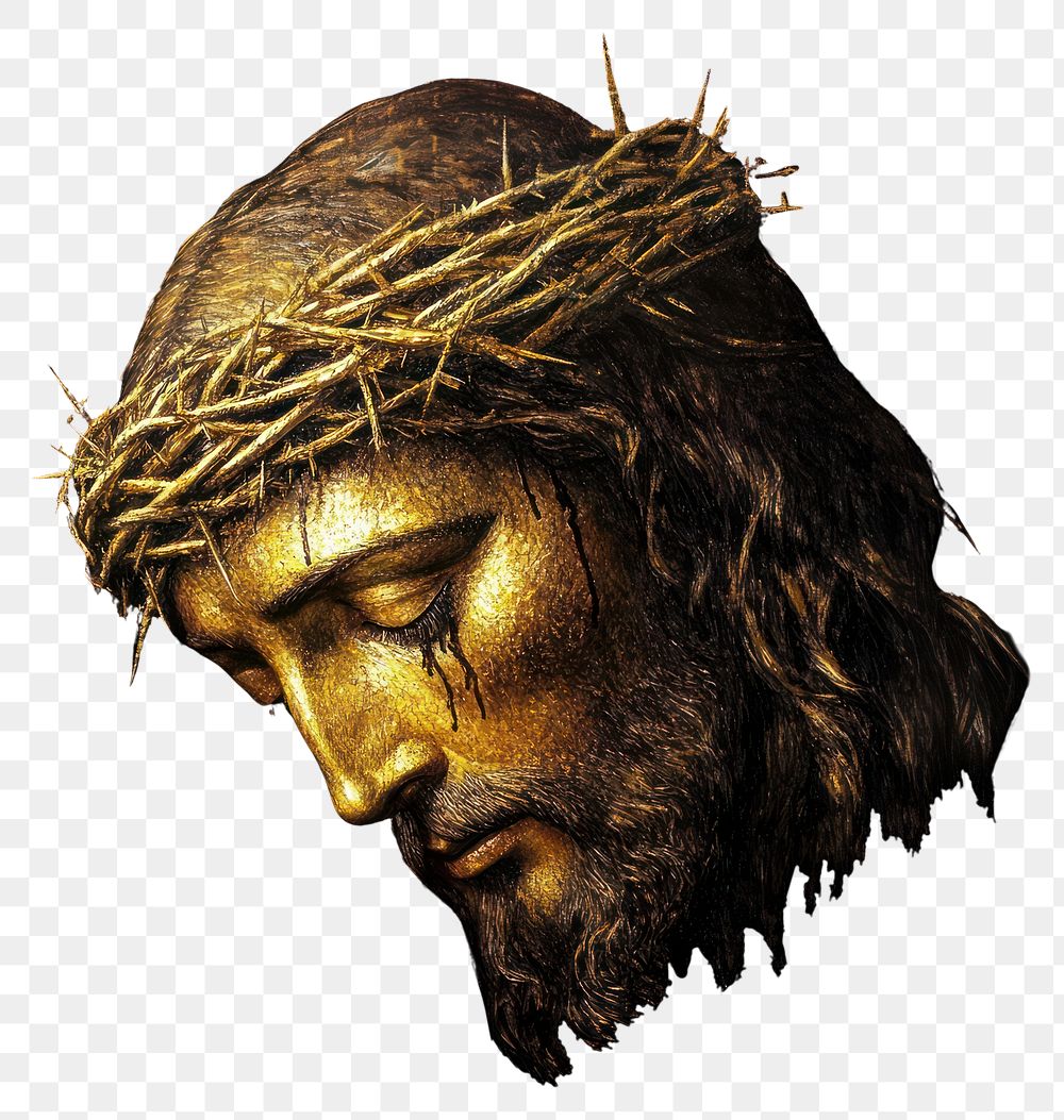 PNG Gold jesus illustration art | Premium PNG - rawpixel