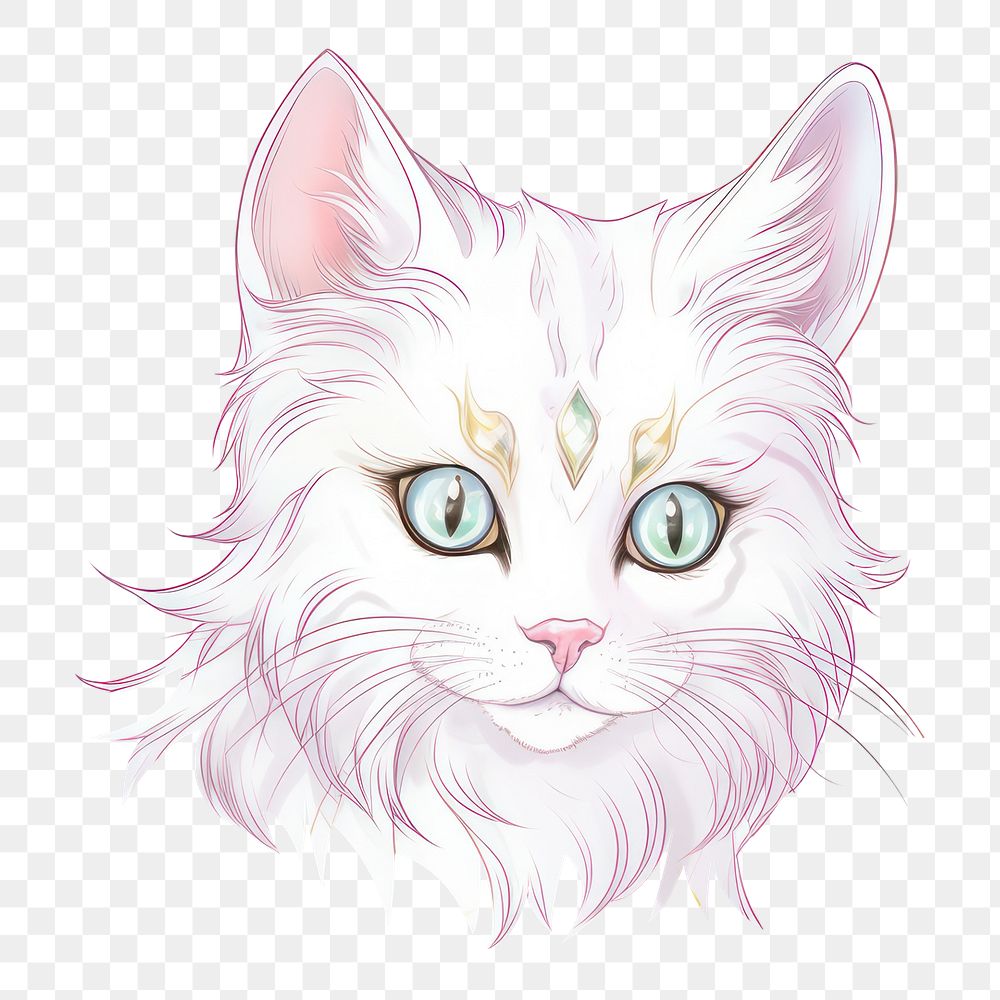 PNG Cat style Alphonse Mucha | Free PNG - rawpixel