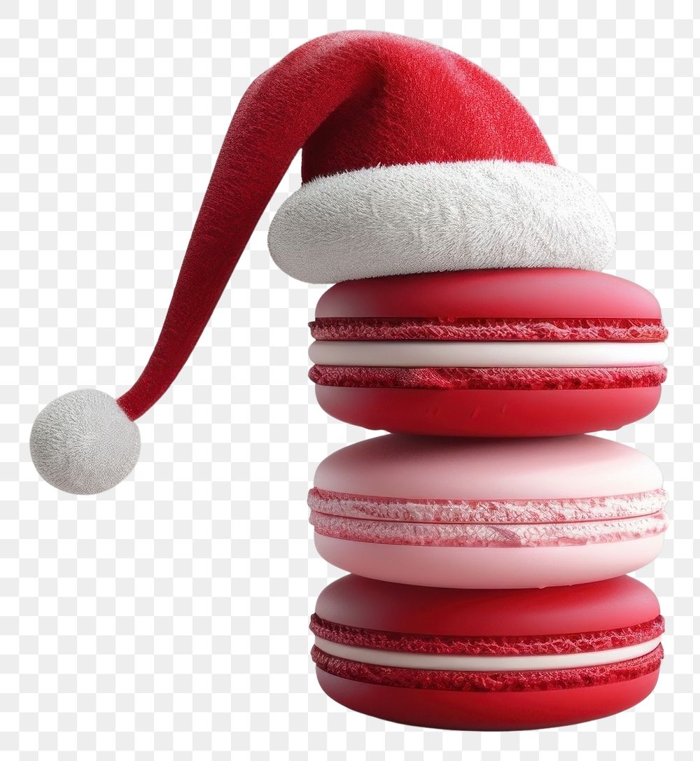 PNG Macaron macarons christmas santa. | Free PNG - rawpixel