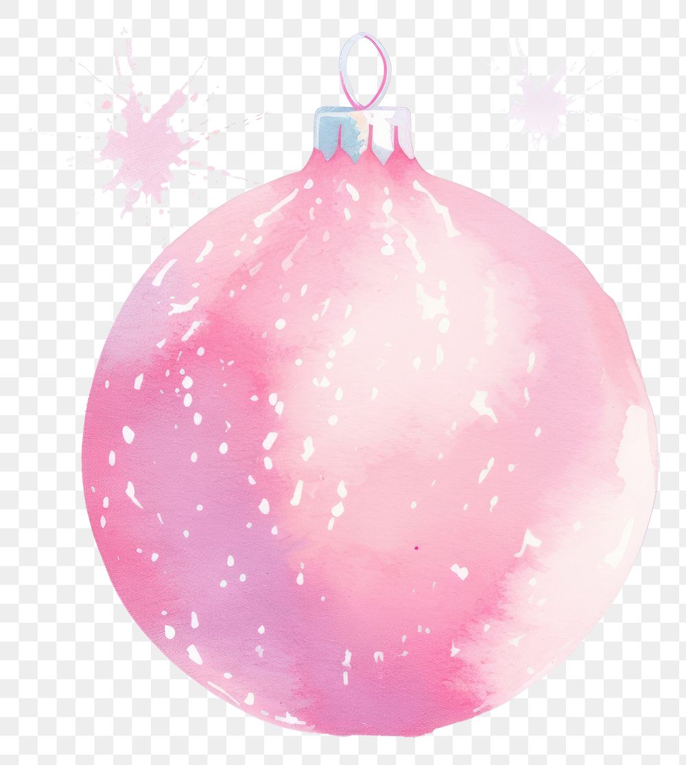 PNG Christmas ornament illustration watercolor | Free PNG - rawpixel