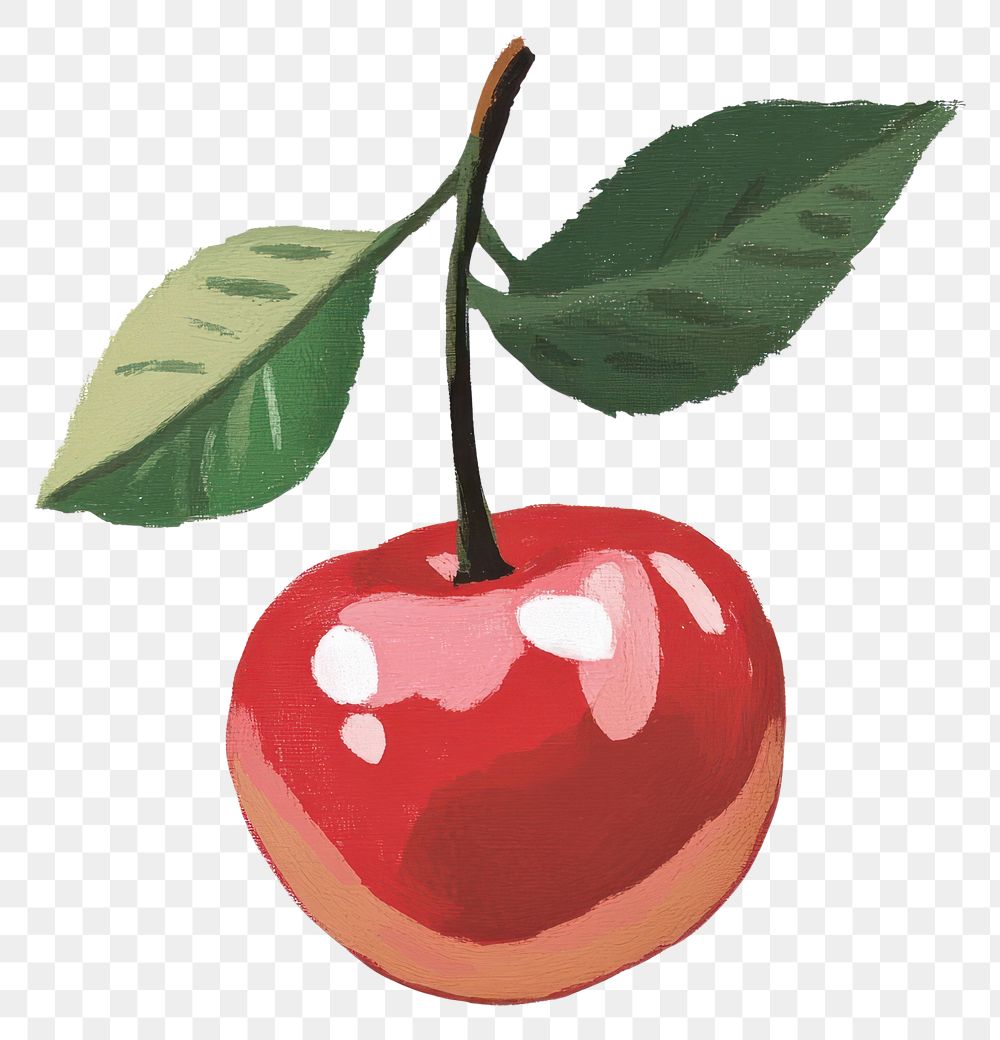 PNG Cherry illustration fruit art. | Free PNG - rawpixel