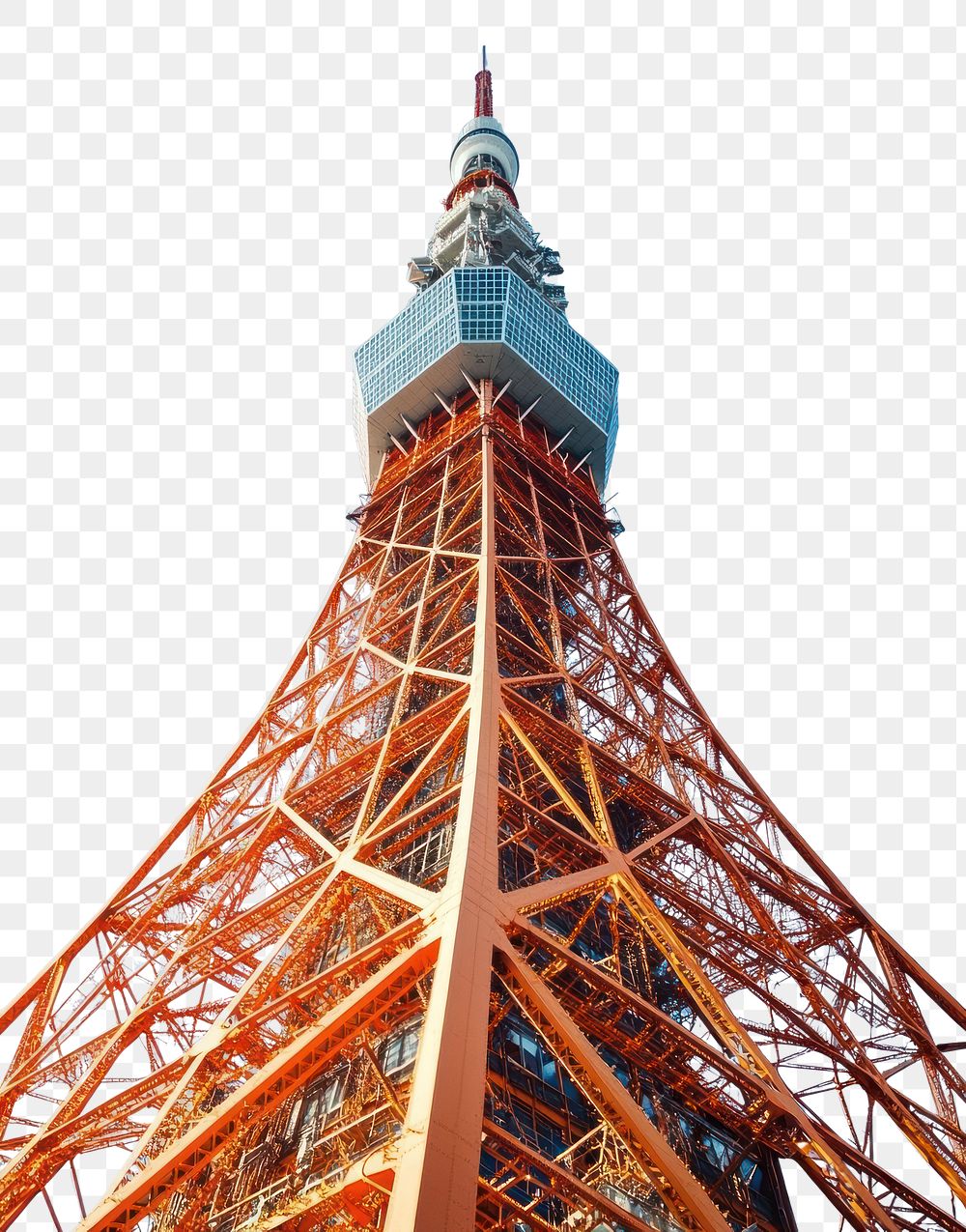 PNG Tokyo tower landmark architecture | Free PNG - rawpixel