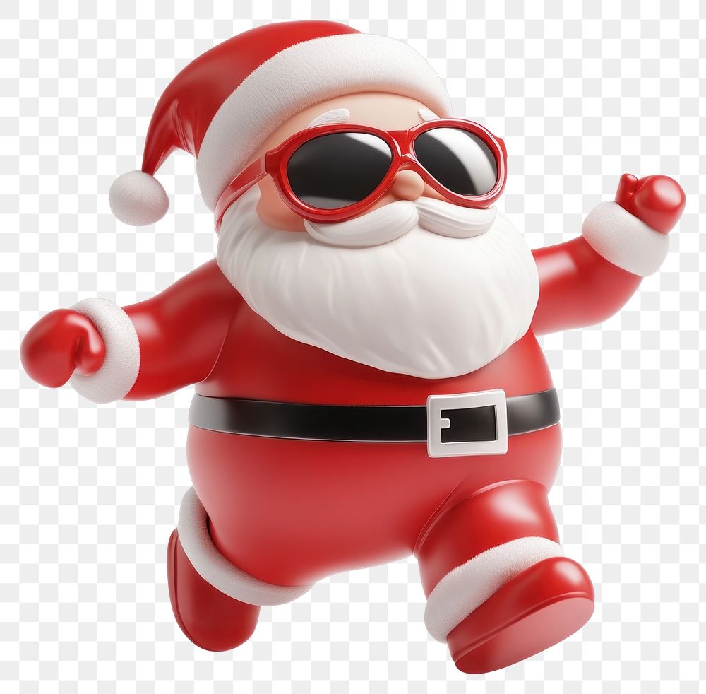 PNG Chubby santa dancing wearing | Free PNG - rawpixel
