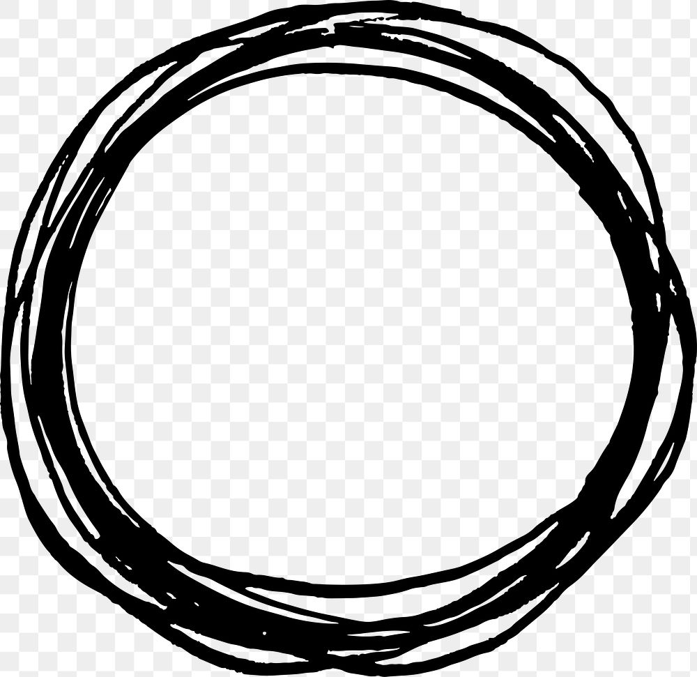scribble frame png black, transparent | Free PNG - rawpixel