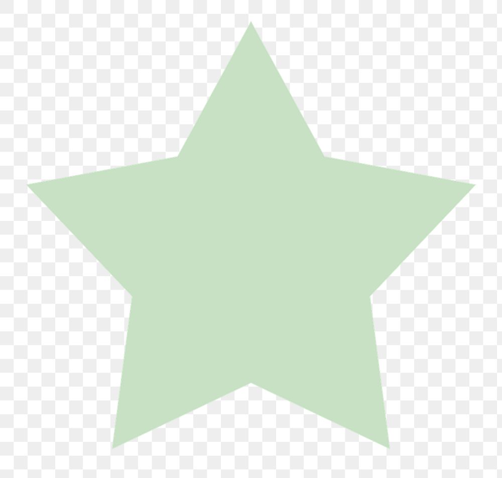 Mint green star png geometric | Free PNG - rawpixel