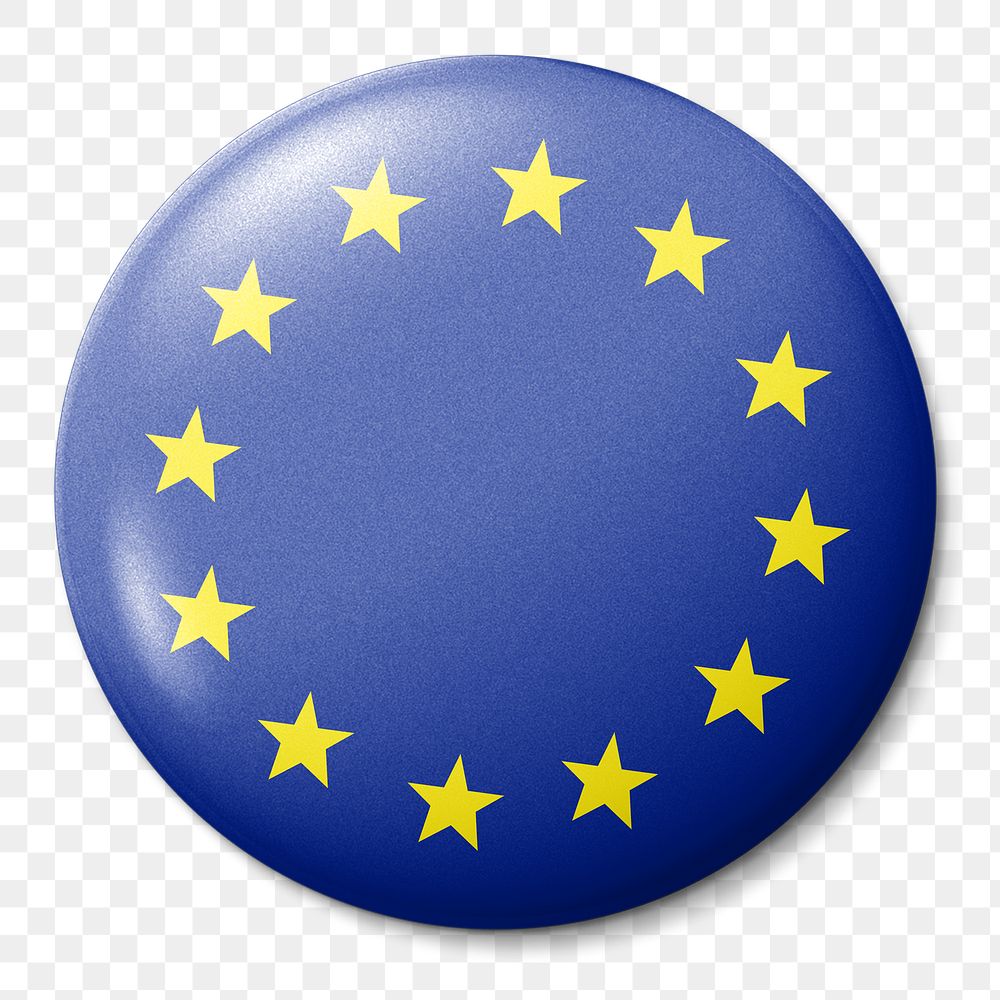 EU flag png round badge, | Free PNG - rawpixel