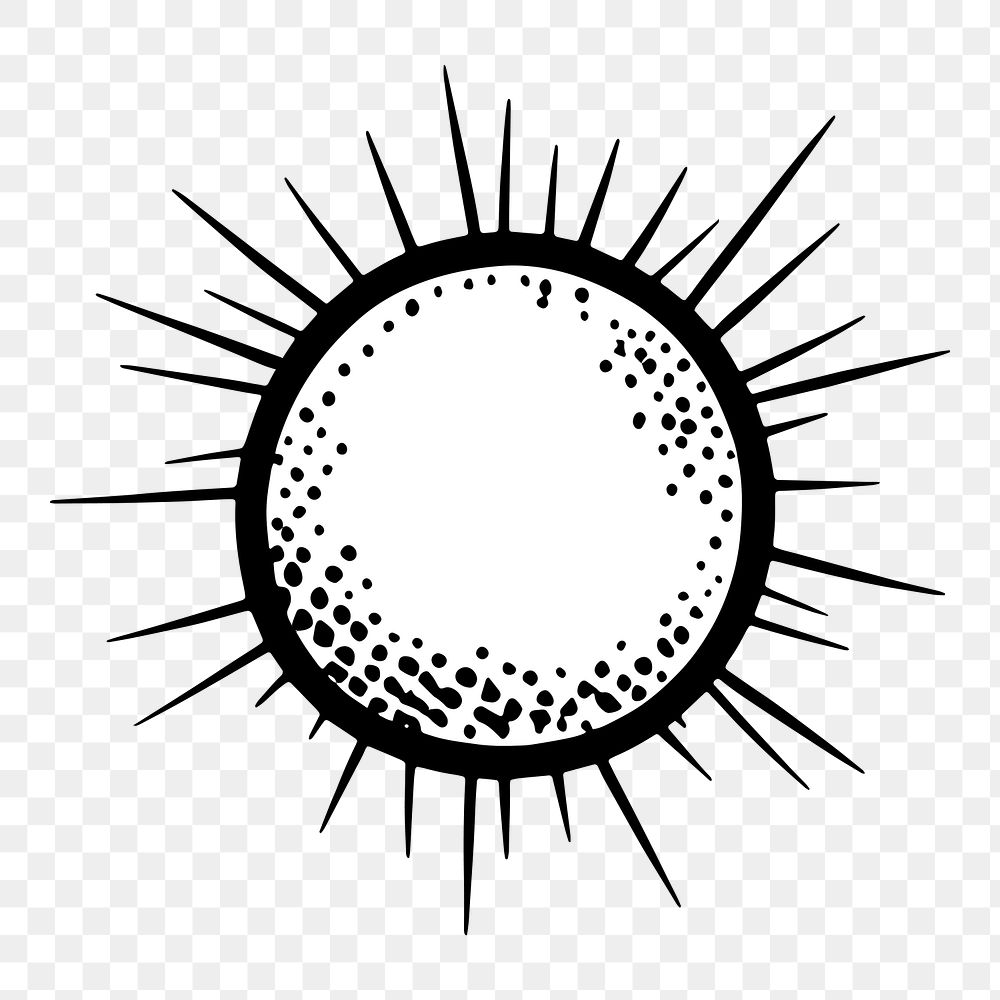 PNG vintage sunburst graphic, transparent | Free PNG - rawpixel