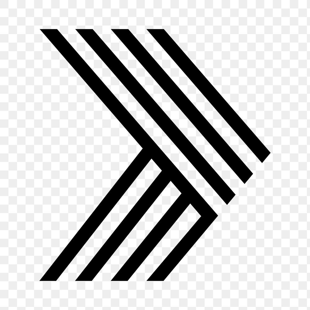 PNG Abstract geometric arrow , | Free PNG - rawpixel