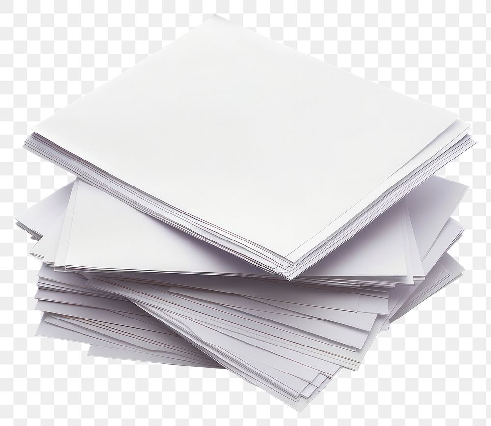 PNG stack white paper sheets | Free PNG - rawpixel
