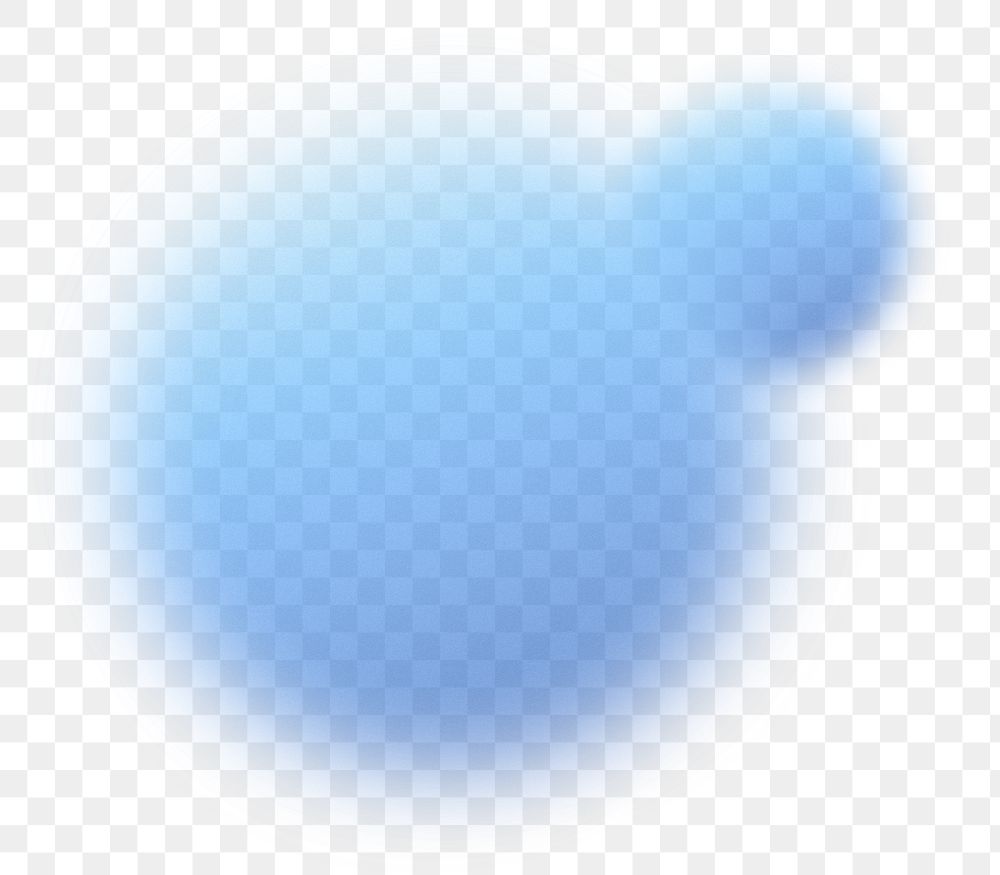 Gradient blue bubble png element | Free PNG - rawpixel