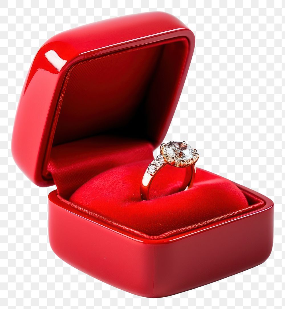 PNG Red ring box gemstone | Premium PNG - rawpixel