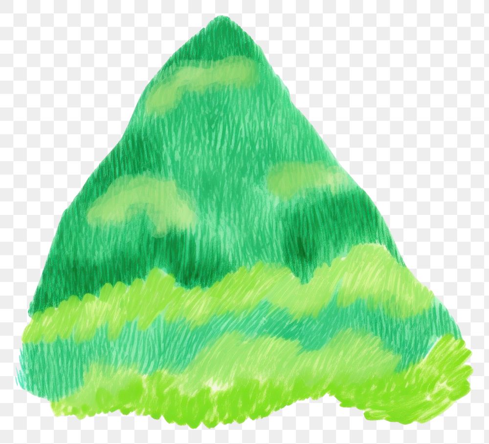 PNG Green mountain white background | Free PNG - rawpixel