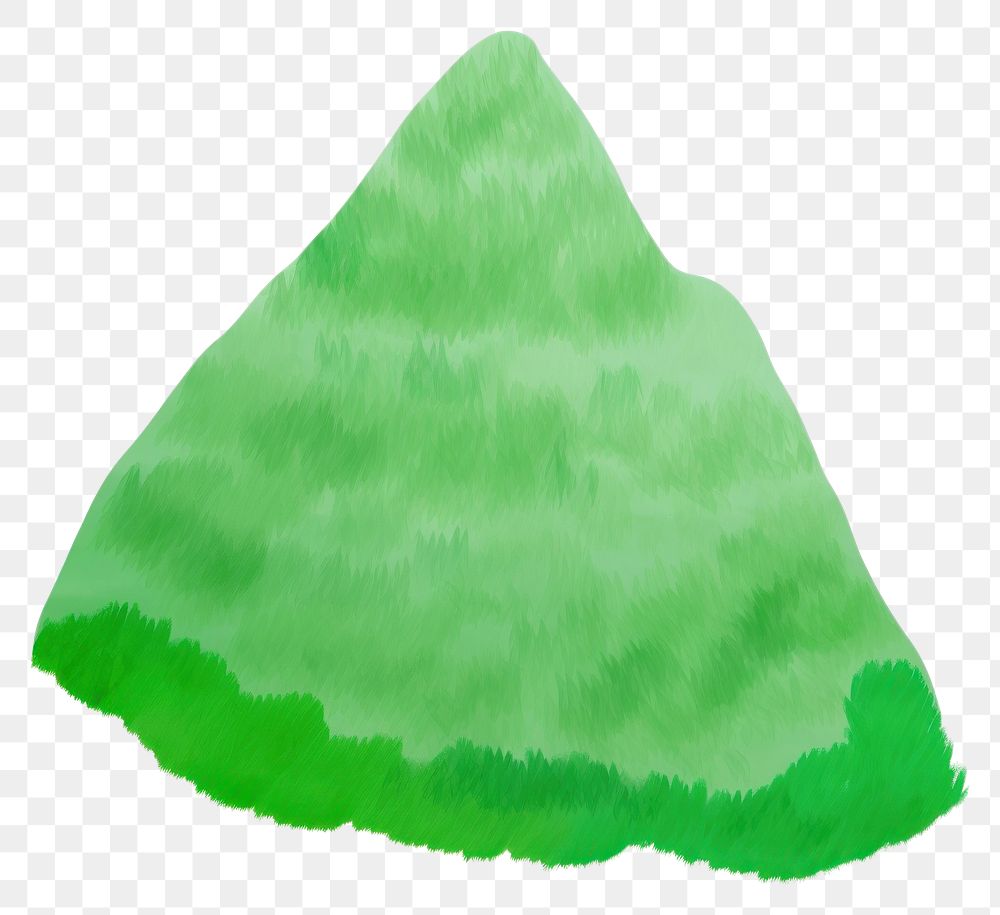 PNG Green mountain white background | Free PNG - rawpixel