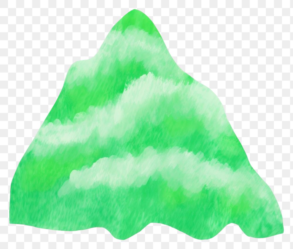 PNG Green mountain white background | Free PNG - rawpixel