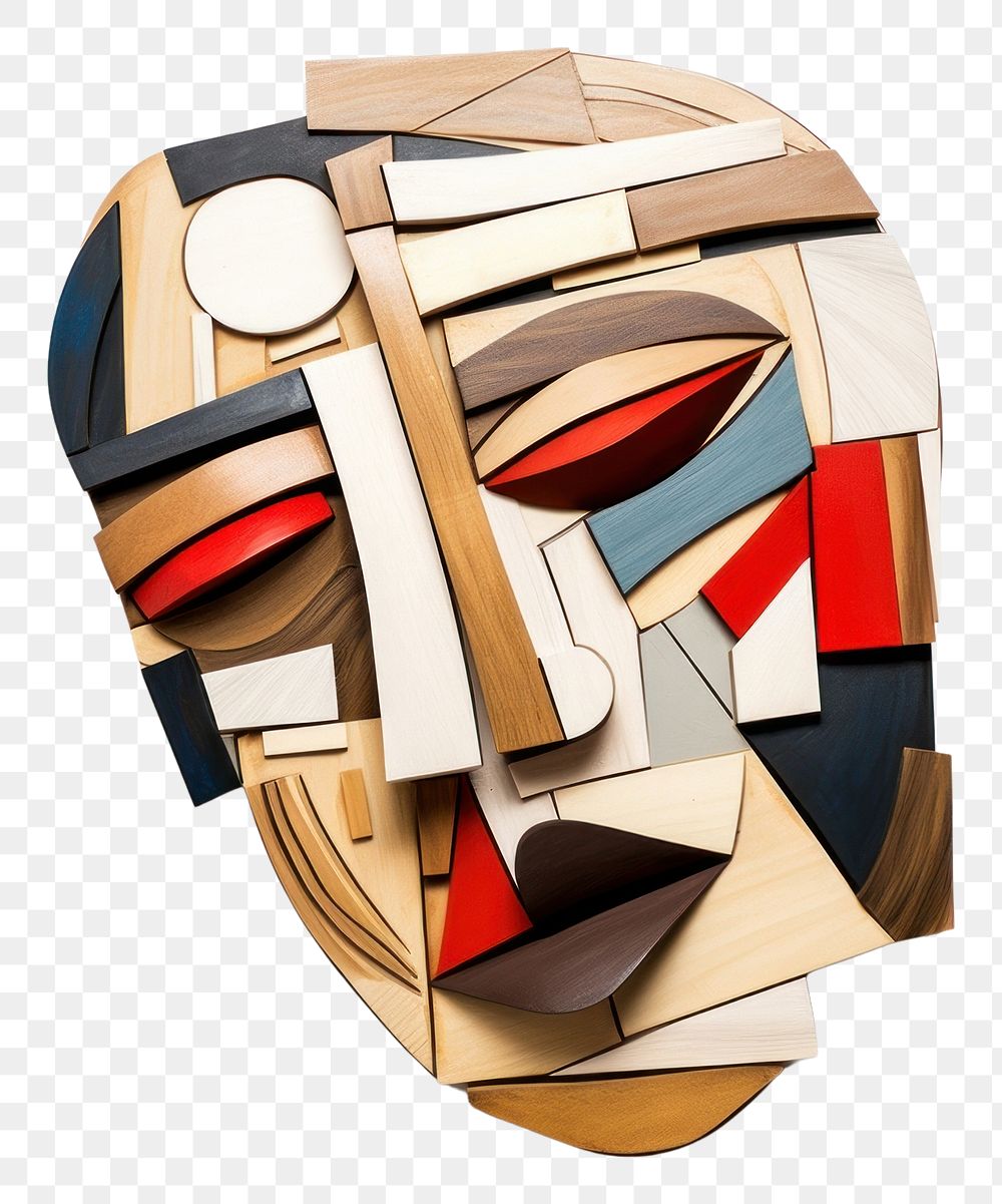 PNG Cubism photo wood art | Free PNG - rawpixel