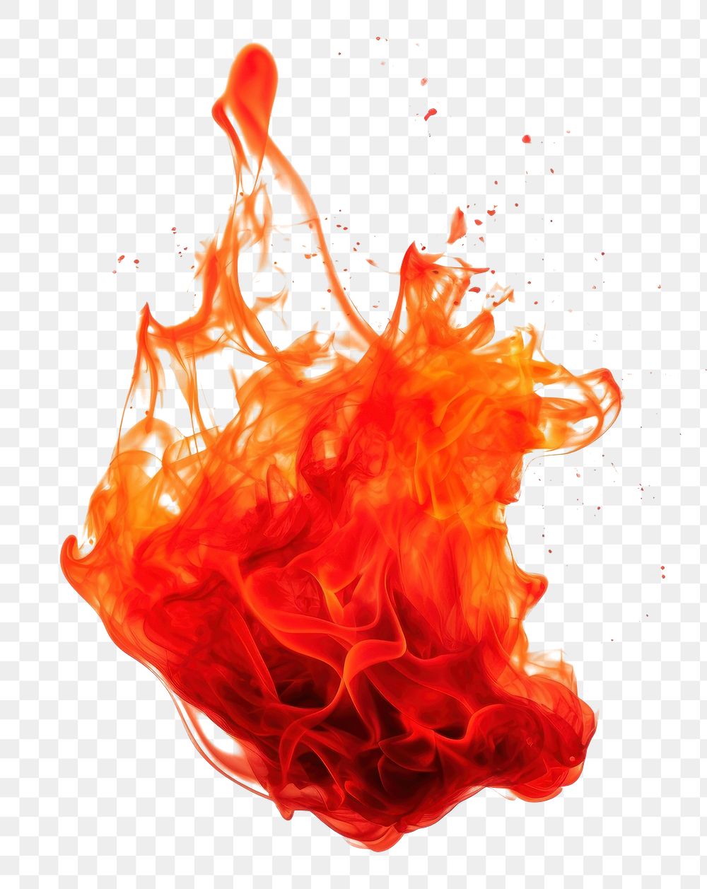 PNG Red flame fire white | Premium PNG - rawpixel
