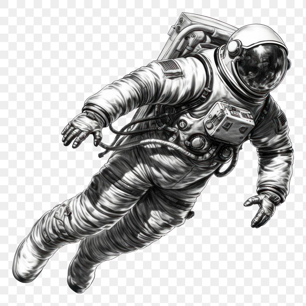 PNG Space man drawing sketch | Free PNG - rawpixel