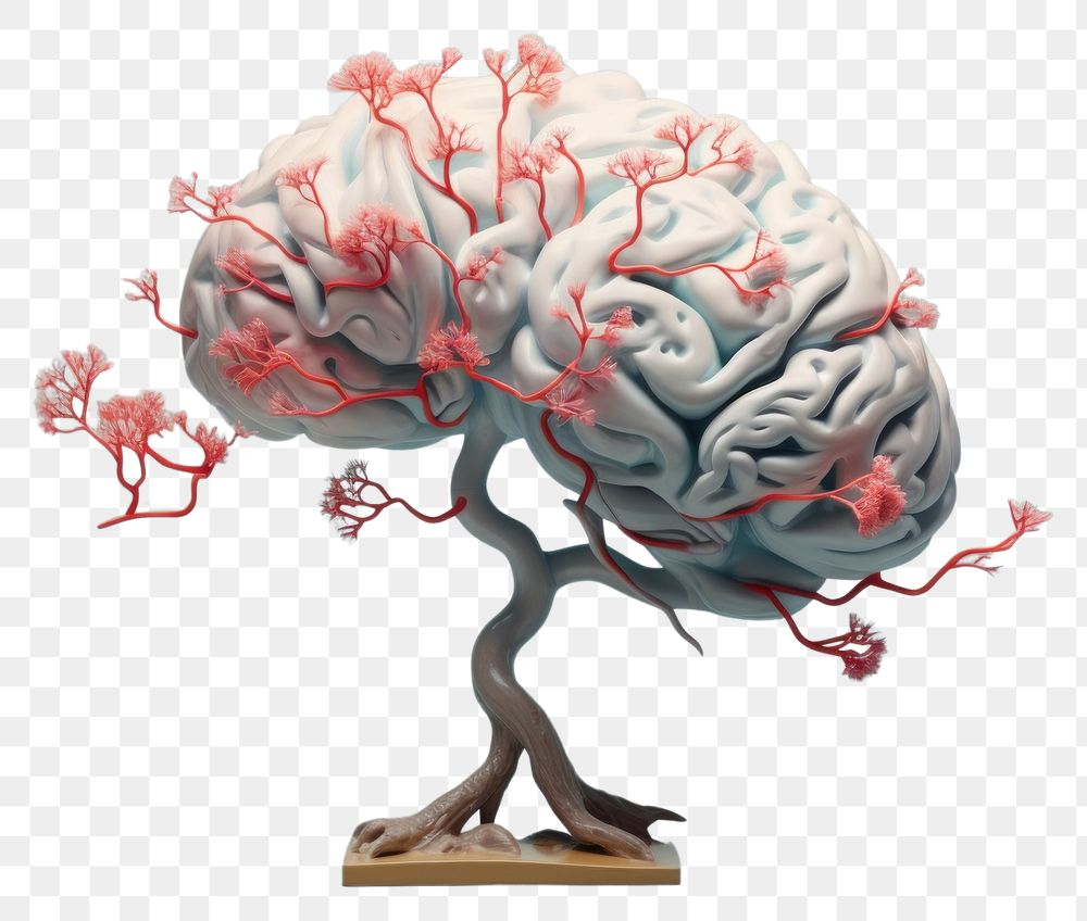 PNG Painting nature plant brain. | Premium PNG - rawpixel