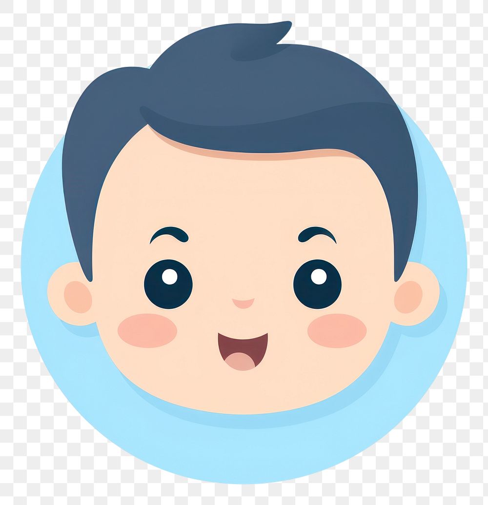 PNG Baby boy portrait cartoon | Free PNG - rawpixel