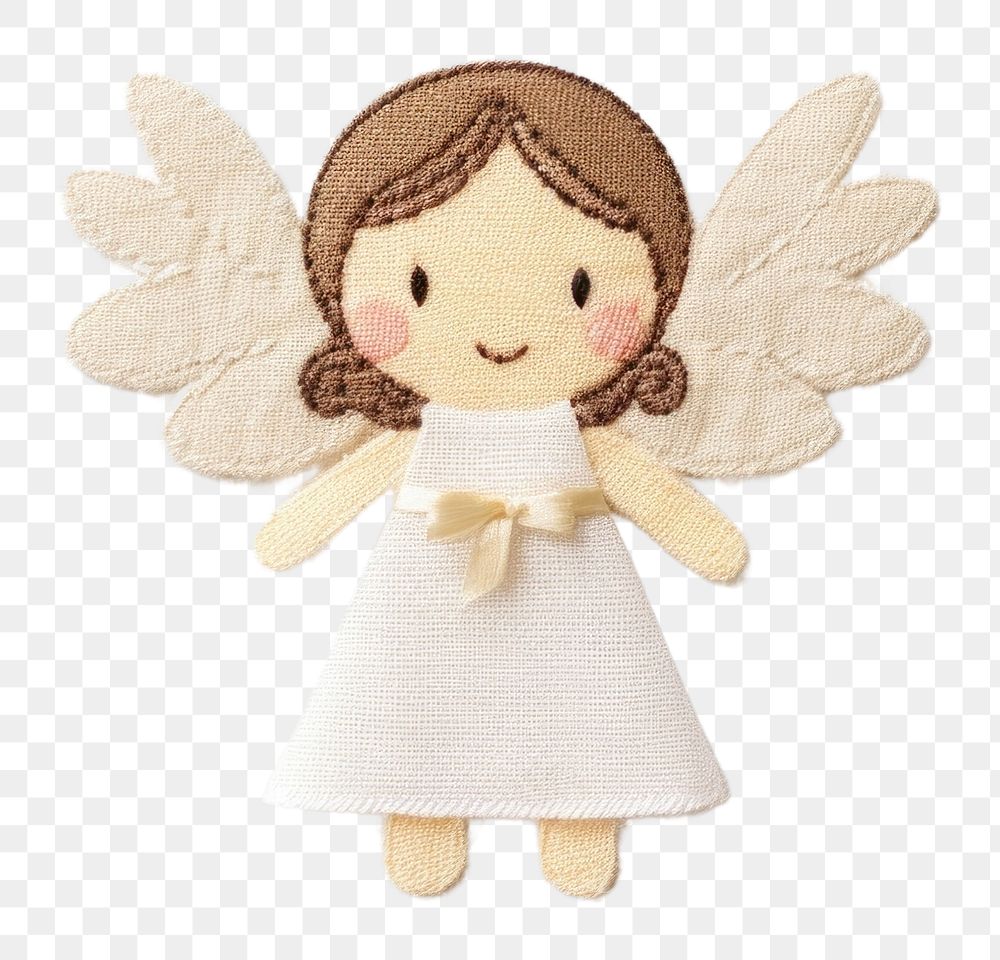PNG Cute mini Angel embroidery | Free PNG - rawpixel