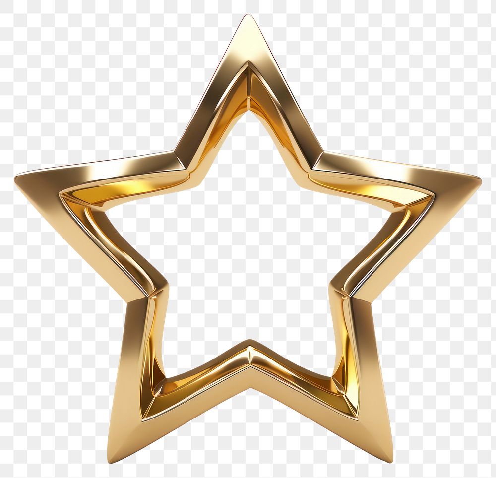 PNG An Islamic star gold | Premium PNG - rawpixel