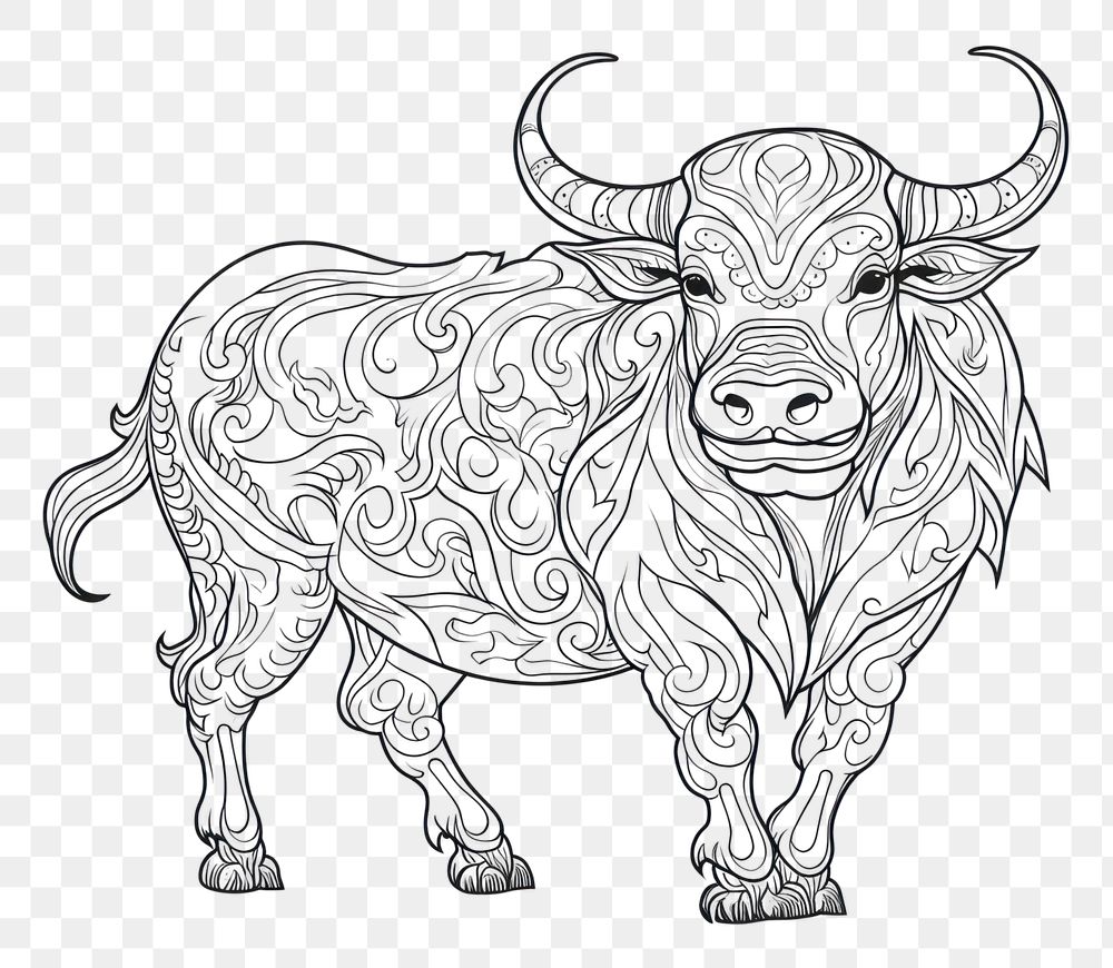 PNG Bull sketch livestock drawing. | Free PNG - rawpixel