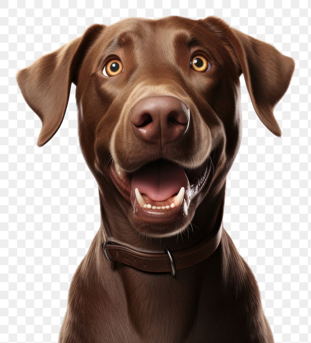 PNG Brown labrador panting animal | Free PNG - rawpixel