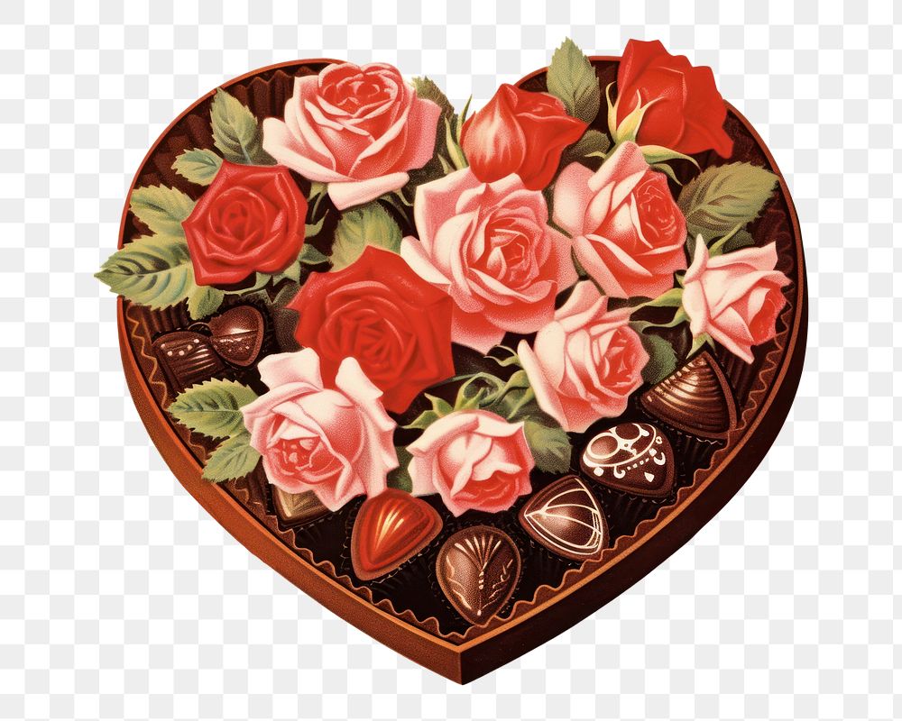 PNG Chocolate dessert pattern flower. | Premium PNG - rawpixel