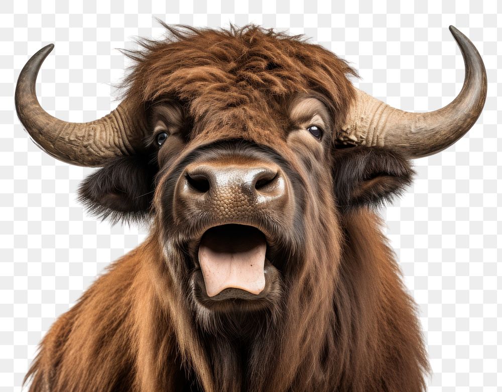 PNG Smiling buffalo livestock wildlife | Free PNG - rawpixel