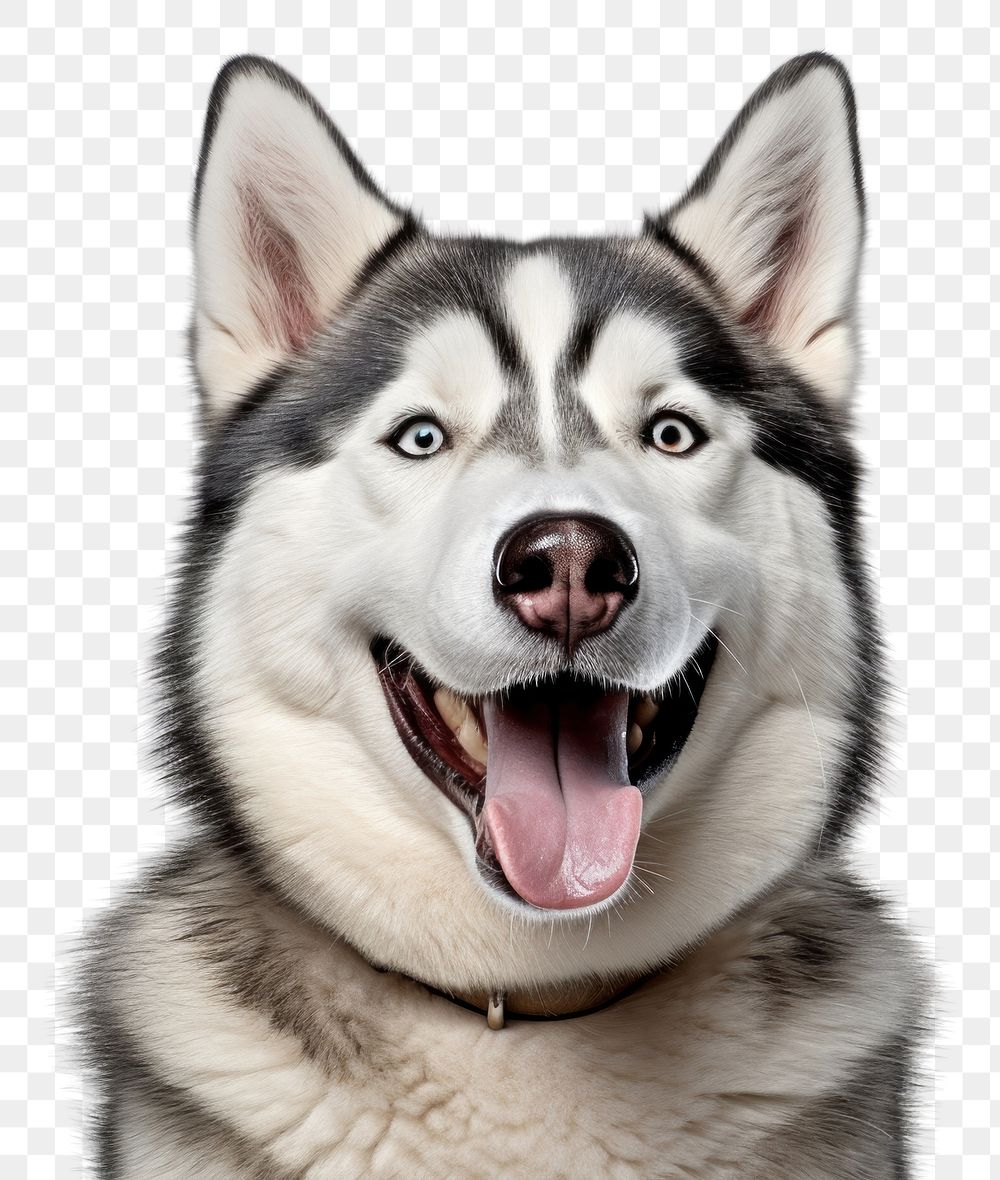 PNG Smiling husky mammal animal | Premium PNG - rawpixel