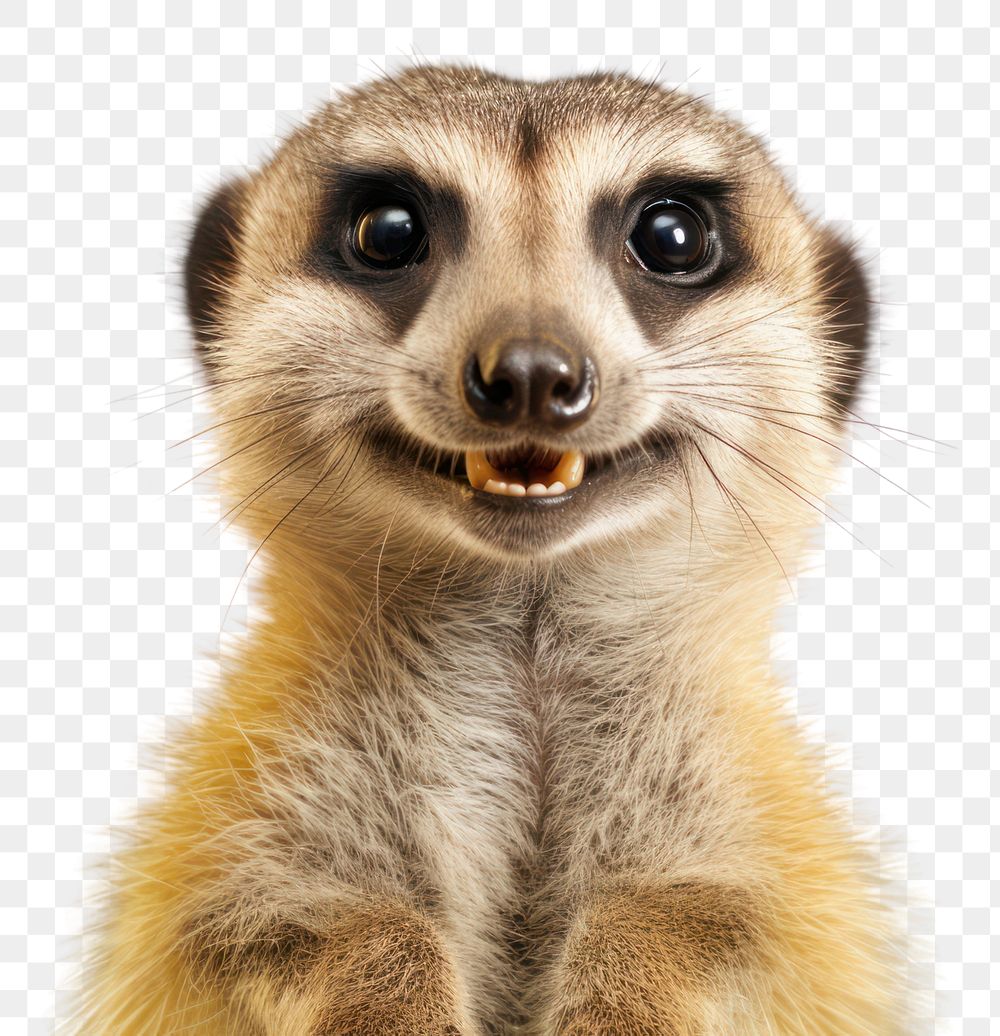 PNG Smiling meerkat wildlife animal | Free PNG - rawpixel