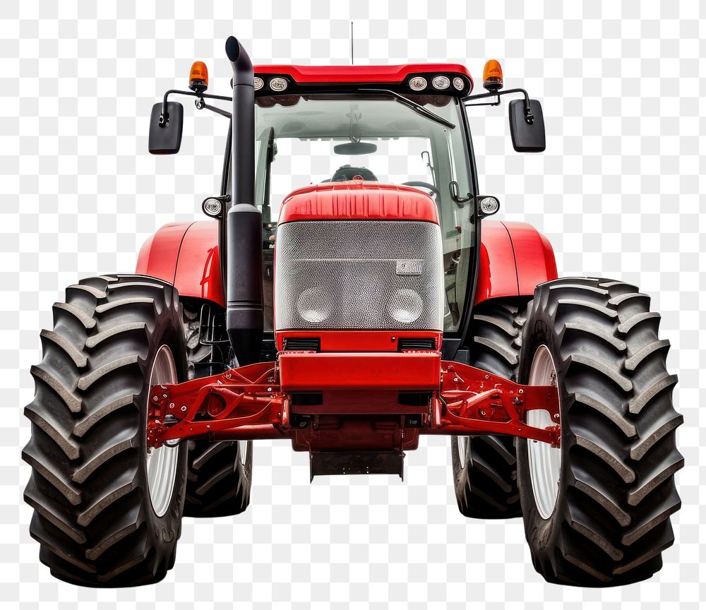 PNG Modern red tractor vehicle | Premium PNG - rawpixel