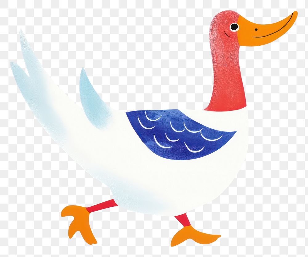 PNG Goose dancing animal white | Free PNG - rawpixel