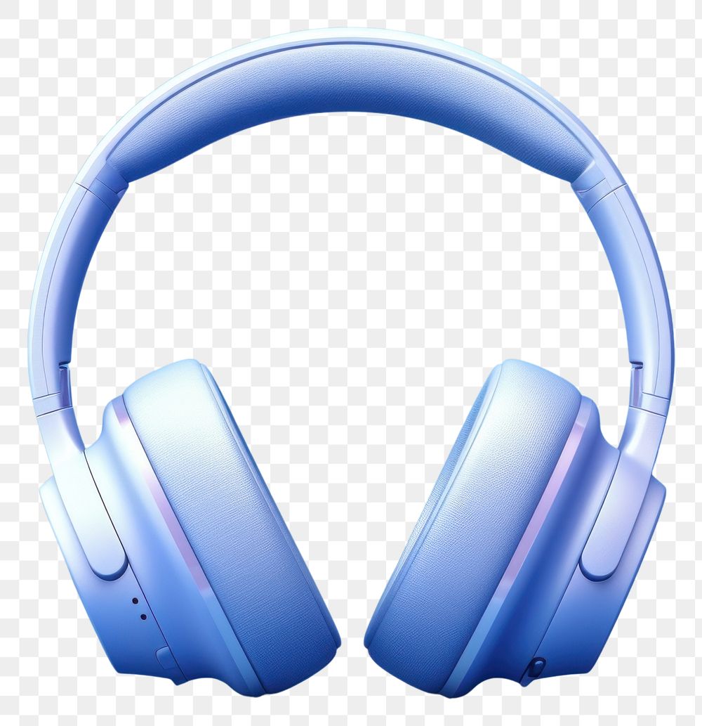 PNG Blue headphones headset electronics | Free PNG - rawpixel