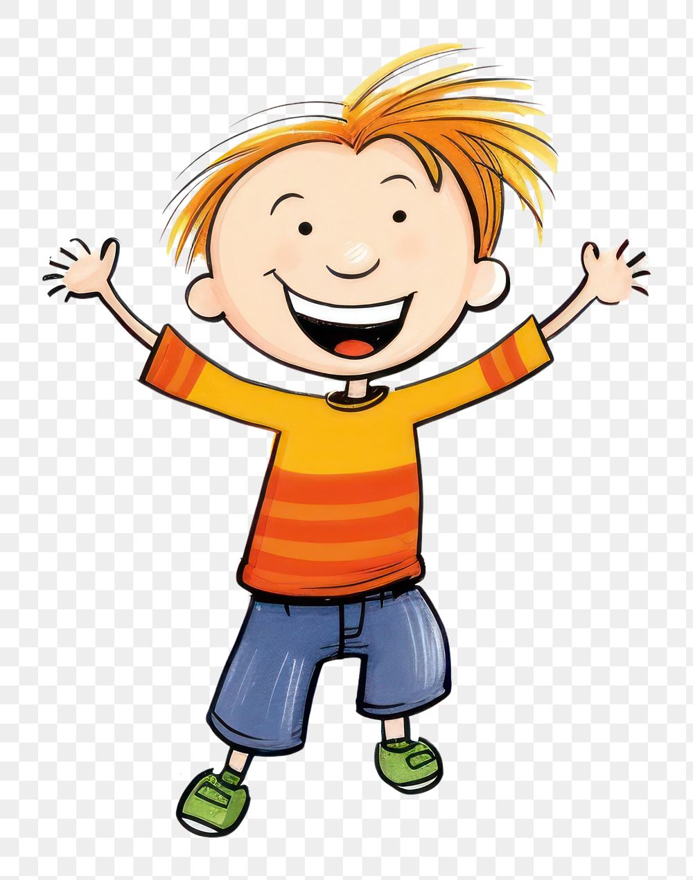 PNG Yay boy jumping drawing | Free PNG - rawpixel