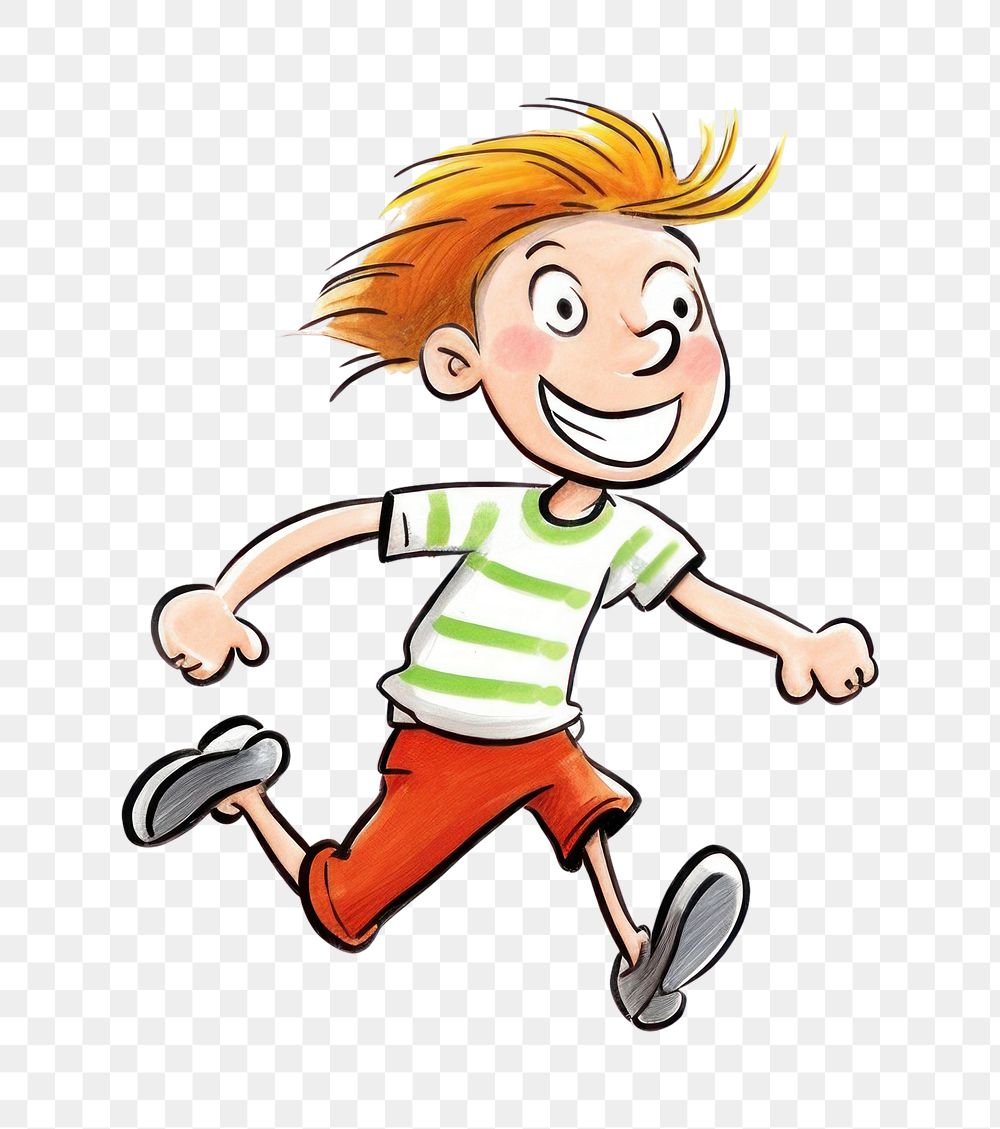 PNG Boy running drawing sketch | Free PNG - rawpixel